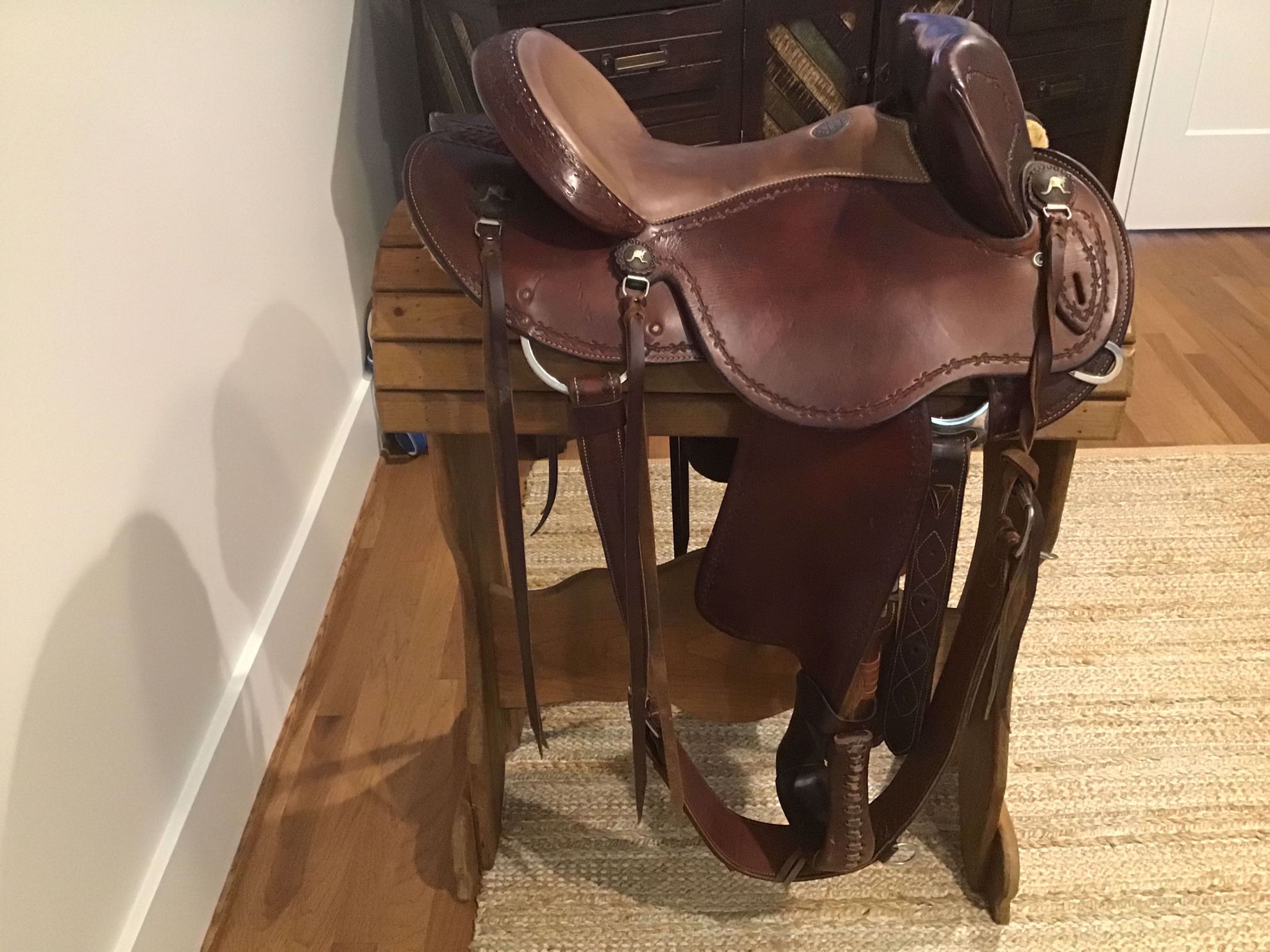 Moss Rock Endurance-Clinton Anderson Saddle, SOLD!